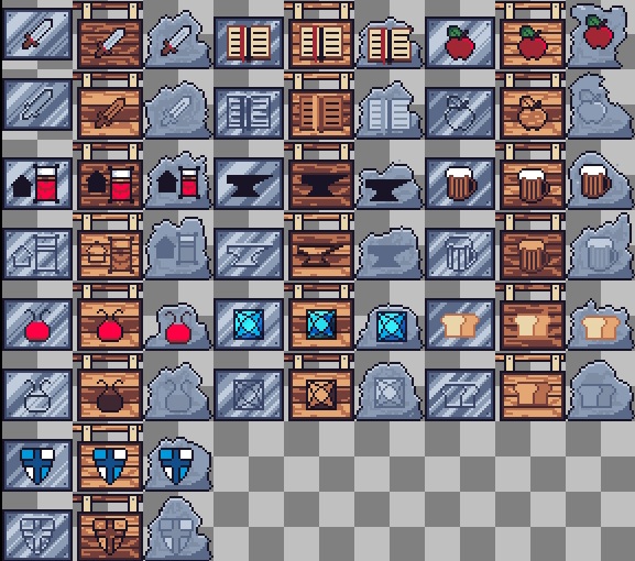 Fantasy Kingdom Banners & Signs - 150+ Pixel Art Assets by Sliver ...
