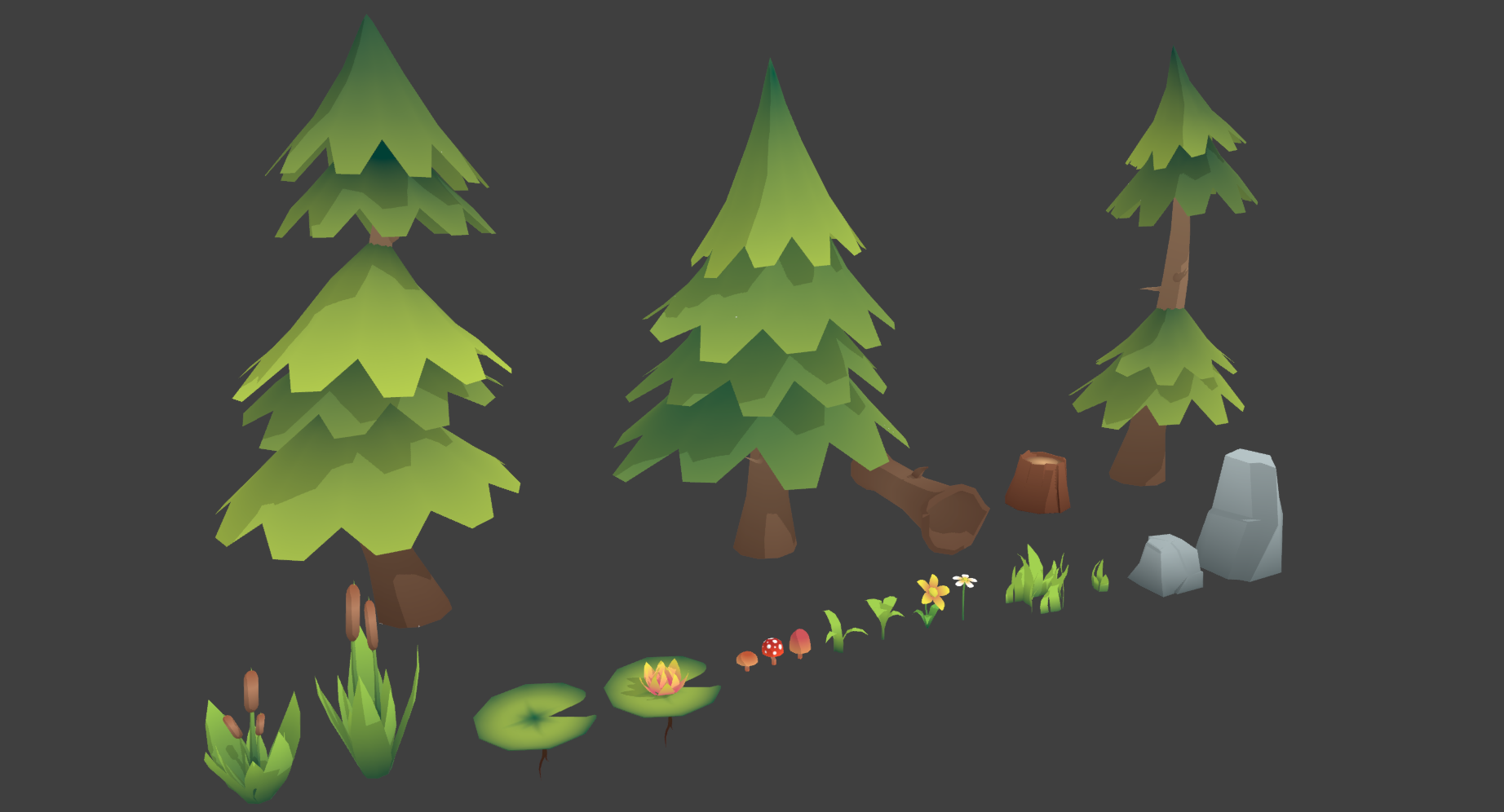 Low Poly Forest – Stylized Environment Pack by Takyin