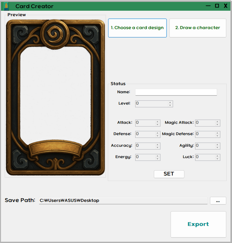 Card Creator (Demo) by jake0105
