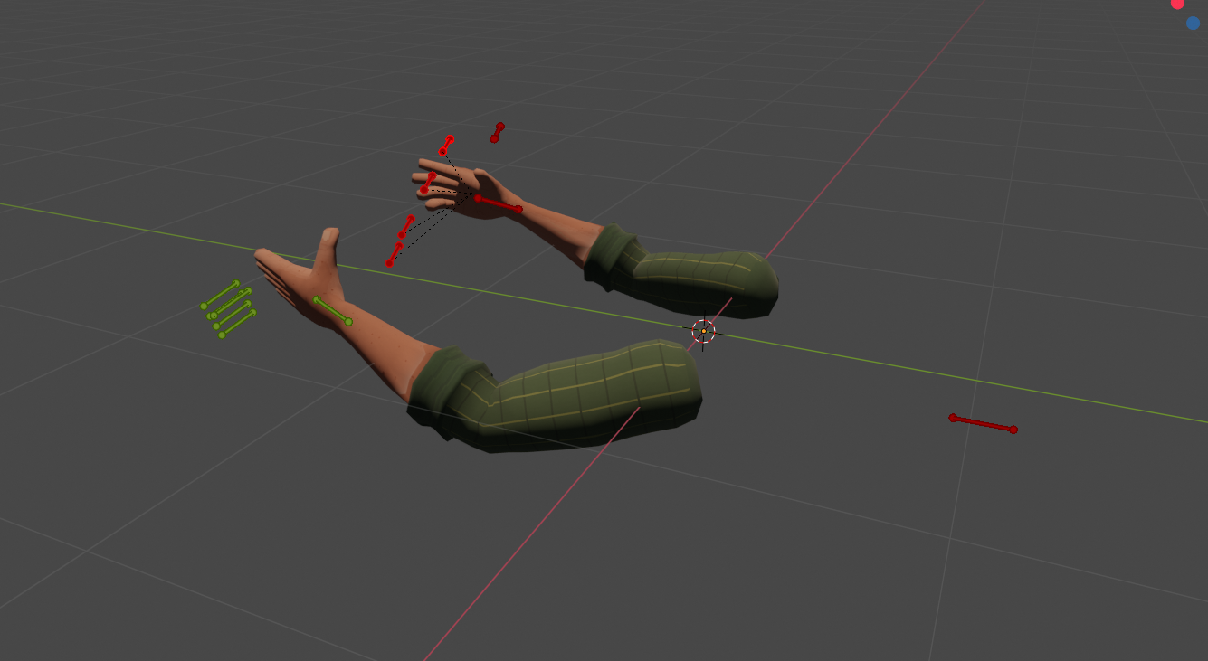 Rigged Low-Poly FPS arms by DLiz