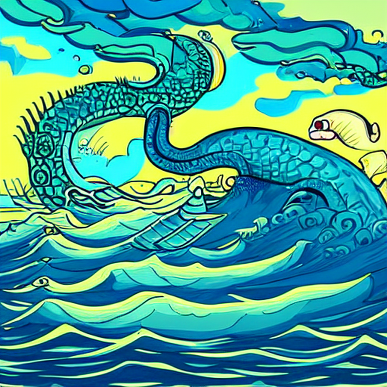 Giant Sea Snake Pack II by Nyoukaa