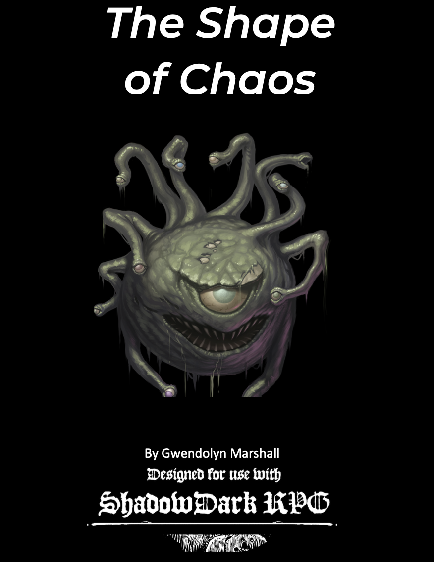 The Shape of Chaos by Gwen Marshall for Best of 2025 TTRPG Jam - itch.io