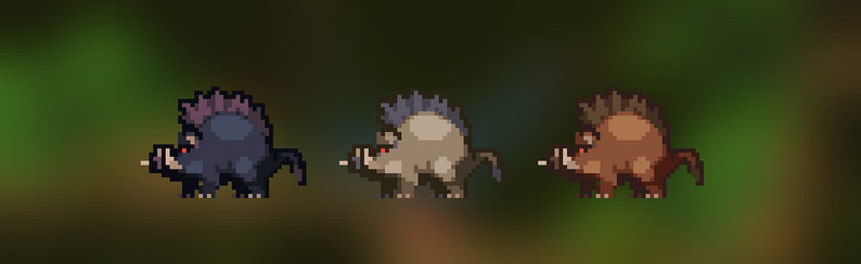Free - Pixel Art Asset Pack - Sidescroller Fantasy - 16x16 Forest ...