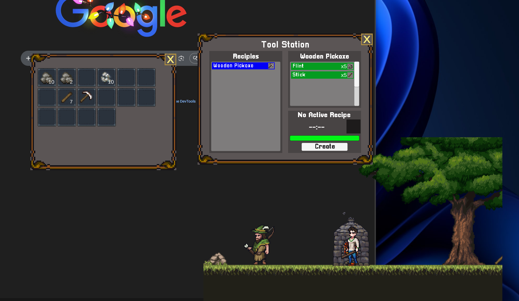 Desktop MMO - A Taskbar Idle Game. by filharvey