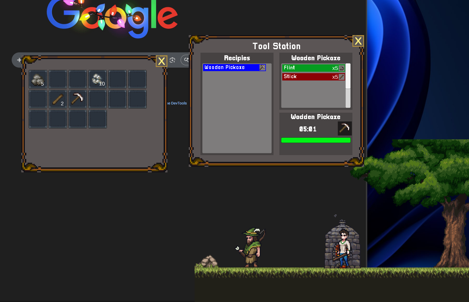 Desktop MMO - A Taskbar Idle Game. by filharvey