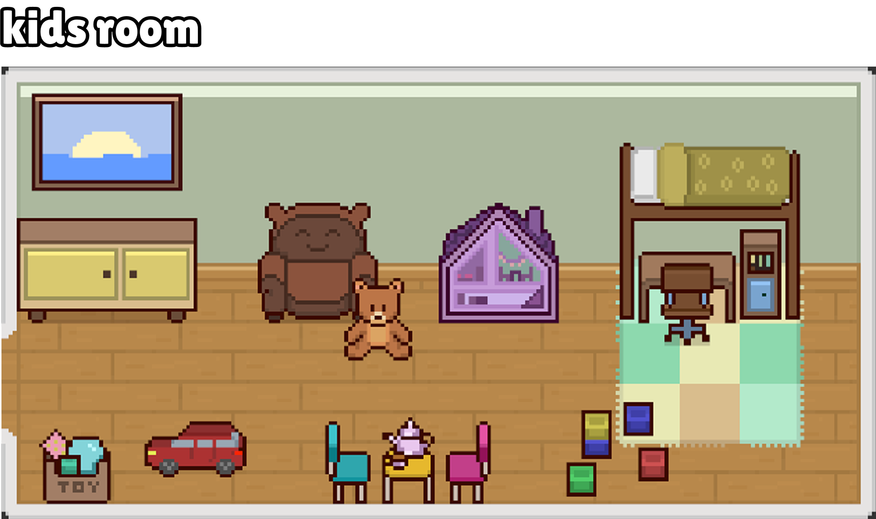Pixel World – Cozy Life Simulation 16x16 Top Down Tileset by bitglow