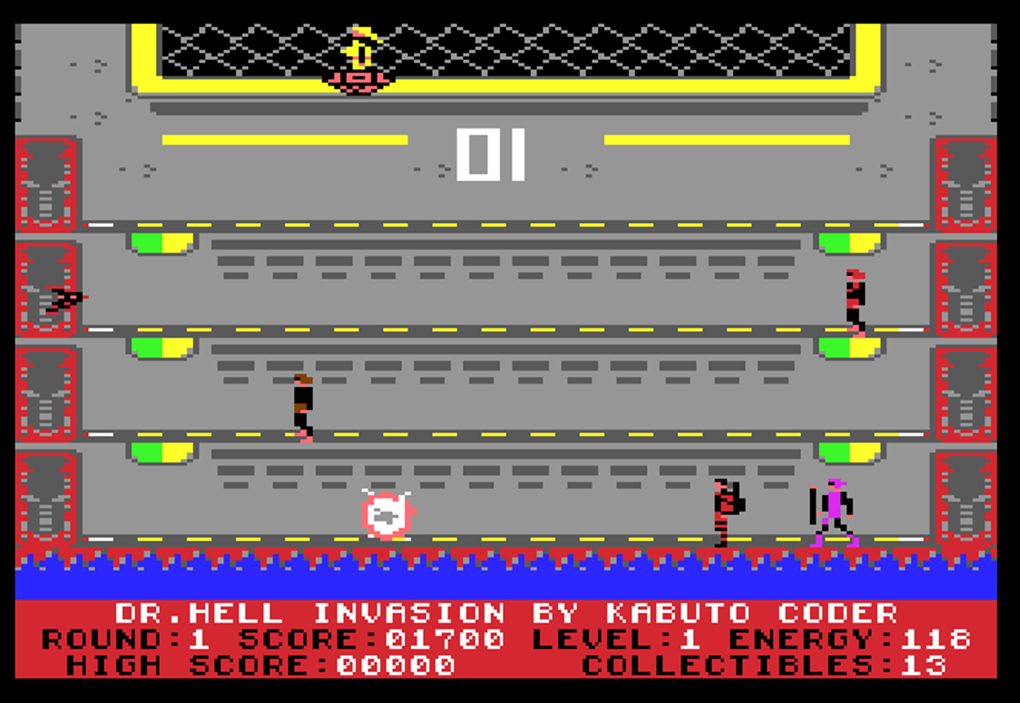 Doctor Hell Invasion (C64 PAL/NTSC) by KabutoCoder
