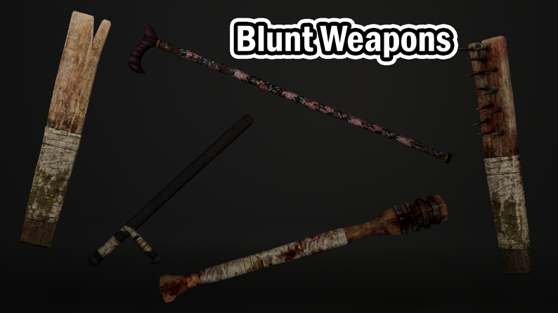 Post Apocalyptic Melee Weapon Set by Comp-3 Interactive