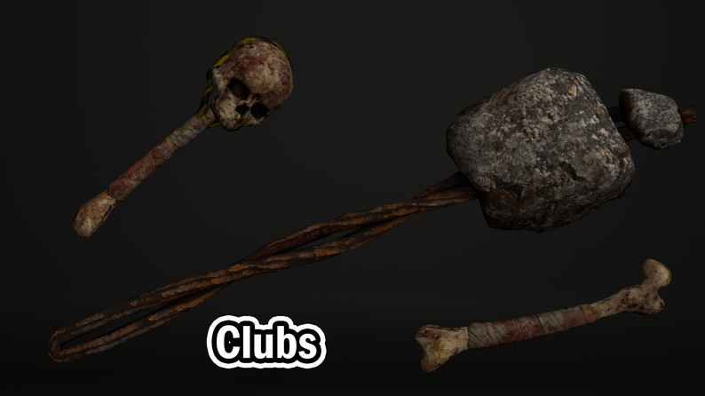 Post Apocalyptic Melee Weapon Set by Comp-3 Interactive