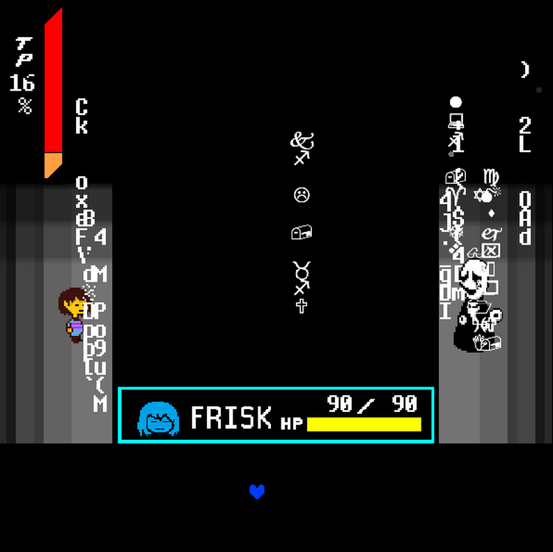 Deltarune Gaster fight by Fantasy ruin X