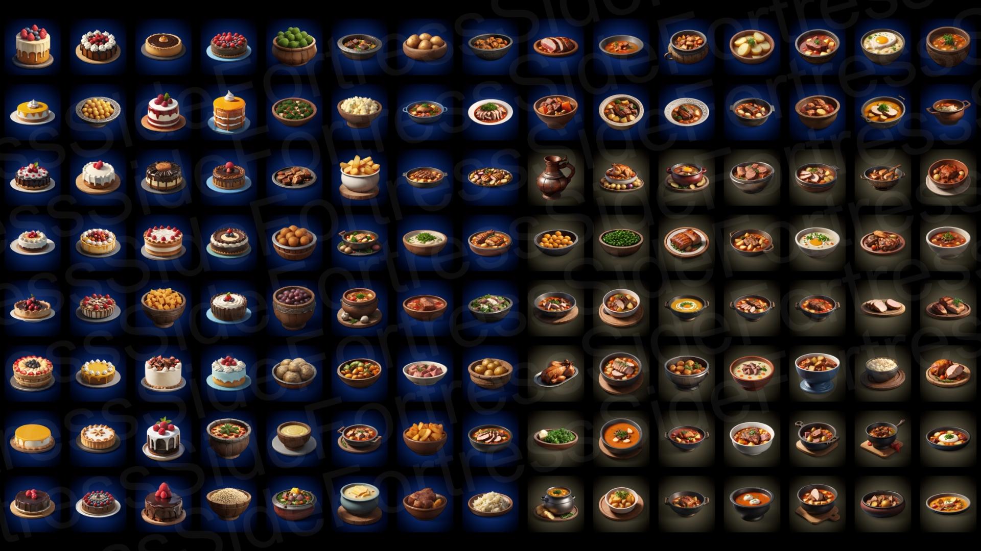 Food Icons Pack 1 - 500+ Icons by FortressSide