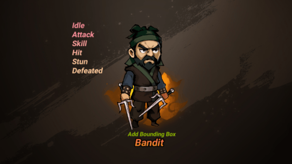 Bandit – 2D Spine Character Animation Pack by RGame