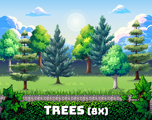 Landscape with a castle by the Pixel-Marten by Pixel-Marten