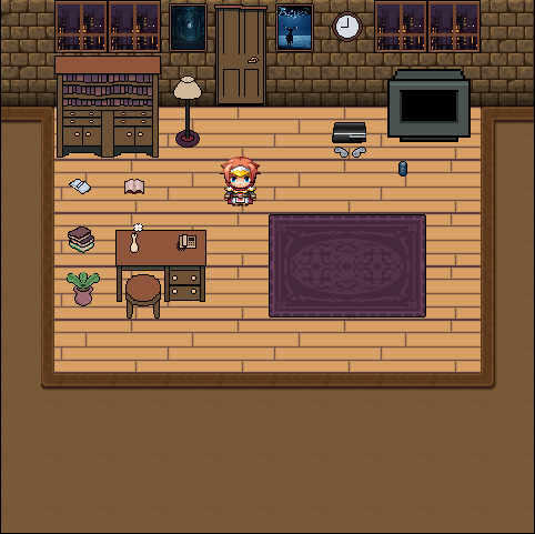 Rpg Maker Mv - Simple Bedroom Tileset by NNanachii