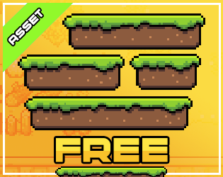 Assets Free! Platform game assets - FREE! PLATFORM PIXEL ART by Akiro Art