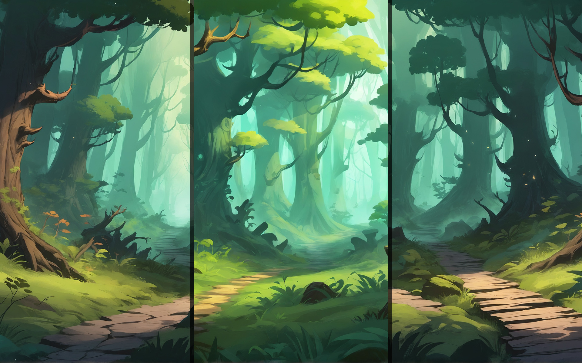 Forest Quest (Woods or) Forest Backgrounds (4K RPG or Visual Novel ...