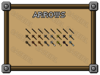 16x16 Fantasy Weapons - 248 Pixel Art Icons by Case