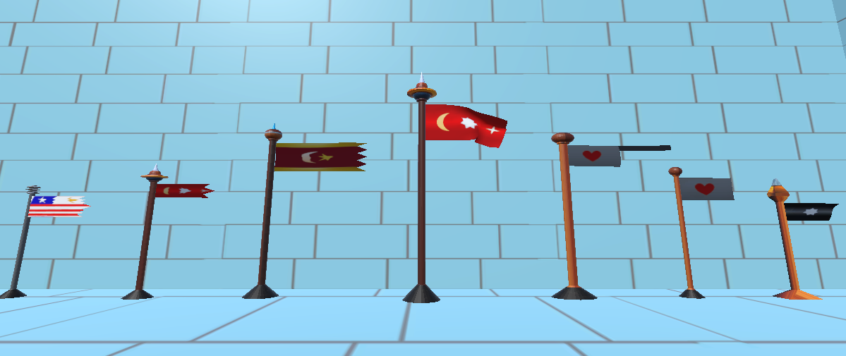🚩 Flags Prefabs Pack – Animated & Cloth Flags for (Unity) by MamonBShqairat