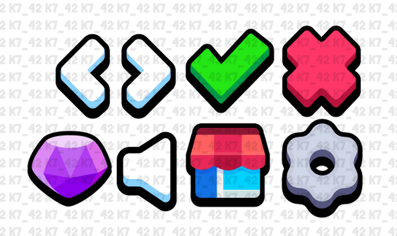 Cartoon UI Icon Pack Vol. 1 [Update] by K7_42