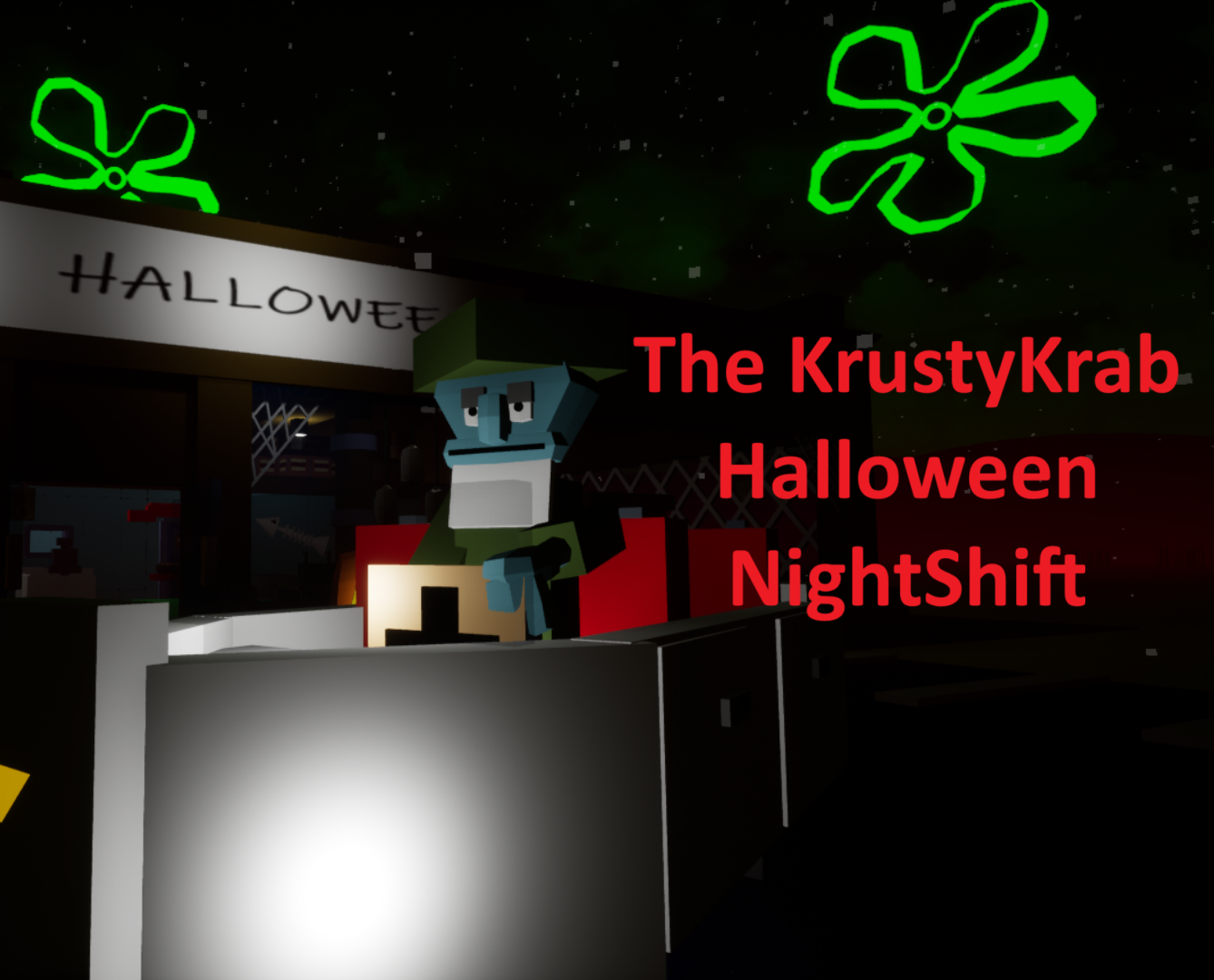 The KrustyKrab Halloween Night Shift by Decaf_Eagle