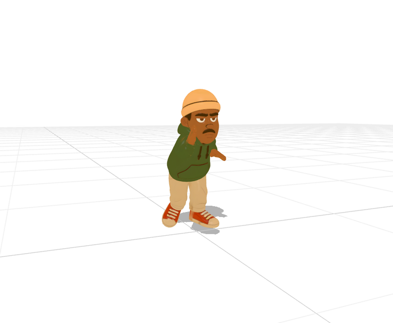 3D Underground Man Character Rigged Pack – 3D Model with Walk, Run ...
