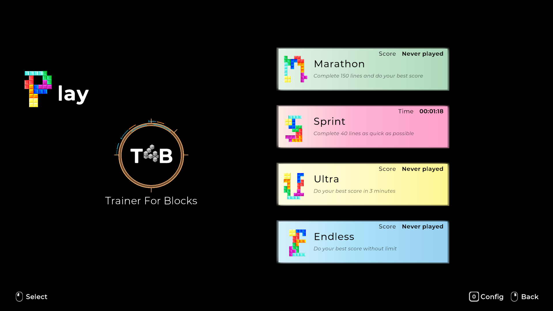 T4B Trainer for Tetris by AMOS Studio Games