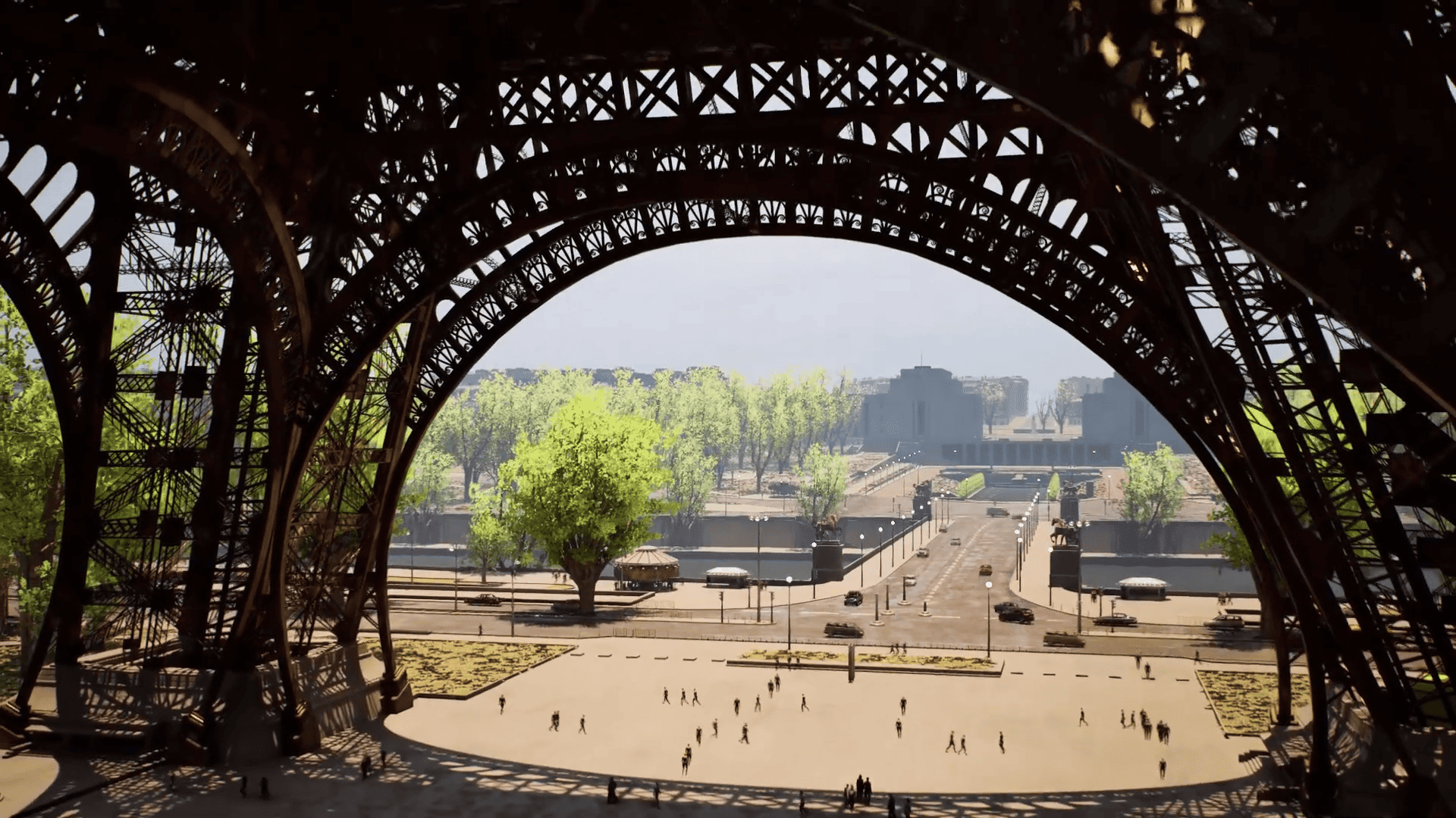 3D Animation of Eiffel Tower by GAMICO