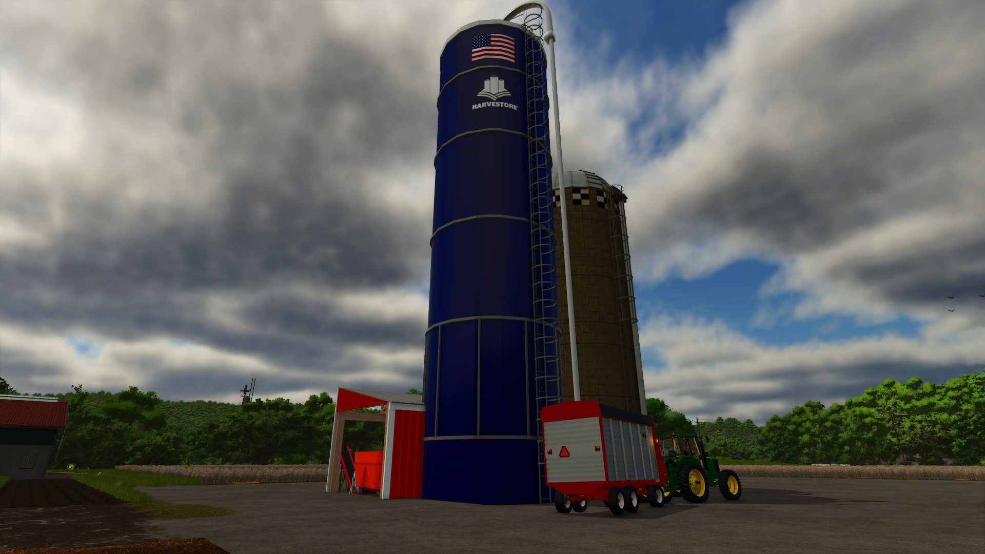 Fs25 Placeable Tmr Mixing Silos By Elliotmodding