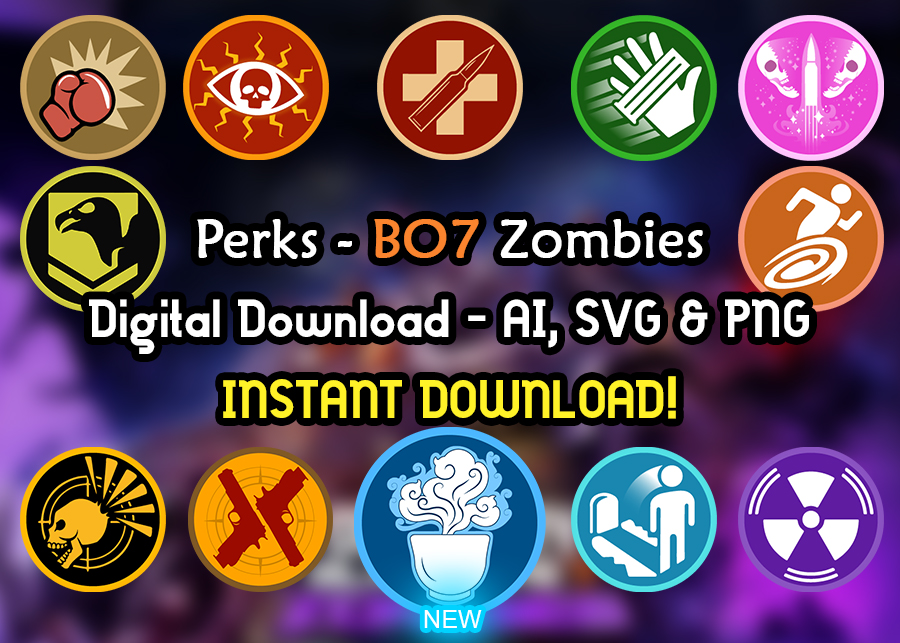 Soda Perk Black Ops 7 Zombies - Perk-a Colas SVG by clouddreamly