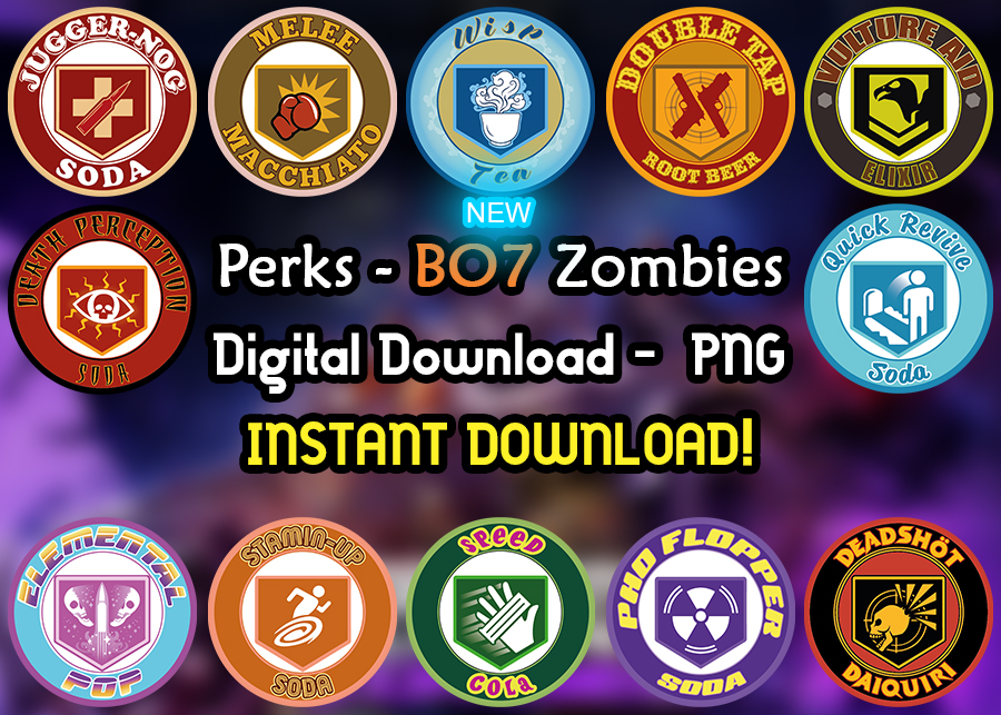 Soda Perk Black Ops 7 Zombies - Perk-a Colas PNG by clouddreamly