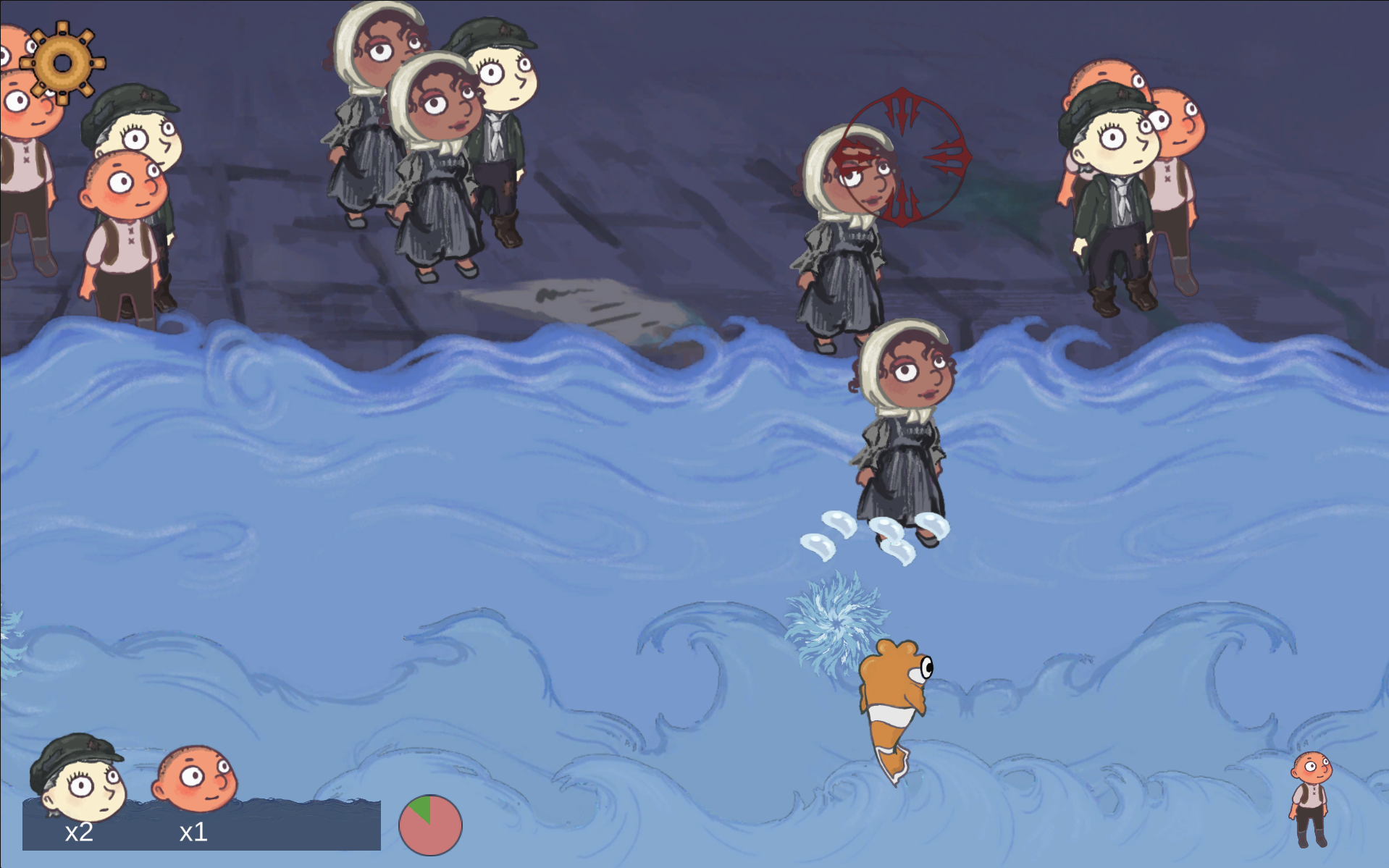 Fish Fishing People by Cravlet, Schatzi