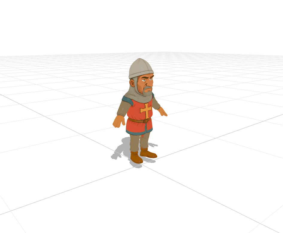 3D Medieval Knight Character Rigged Pack – 3D Model with Walk, Run ...