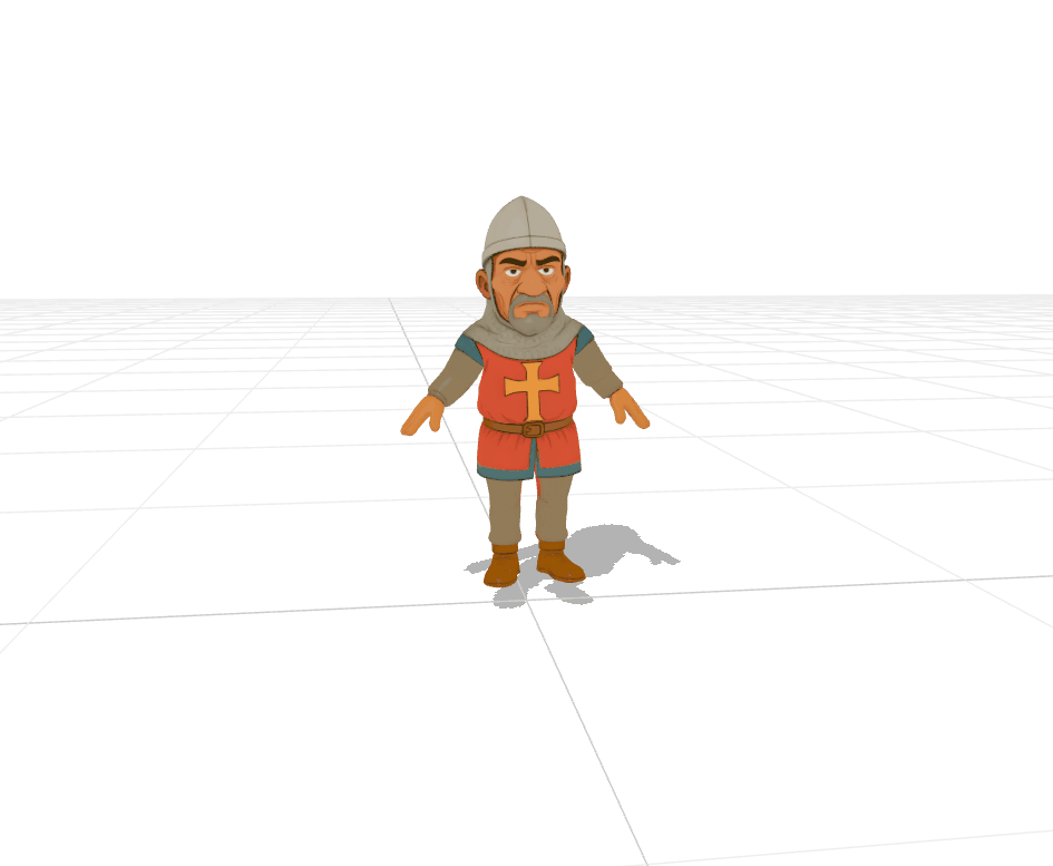 3D Medieval Knight Character Rigged Pack – 3D Model with Walk, Run ...