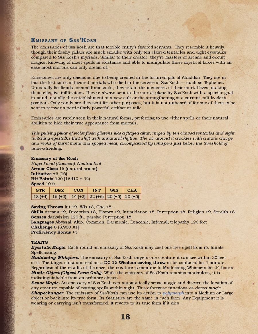 Tendrils of Power (5e) by Beyond The Horizon
