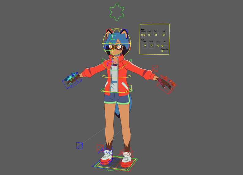 Game Ready Model - Michiru by Stoff