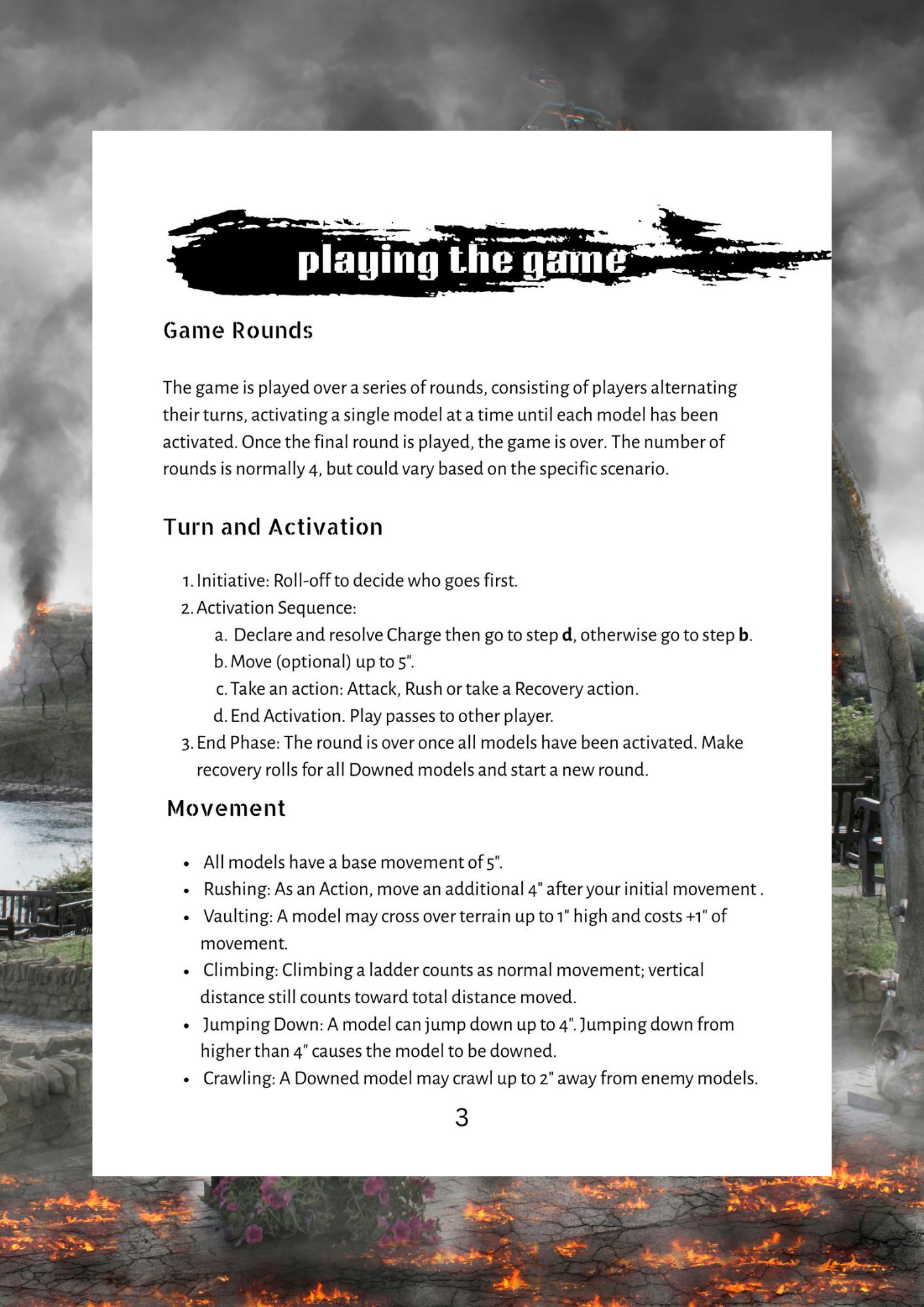 Rust and Fire: Post-War Conflict by Johan