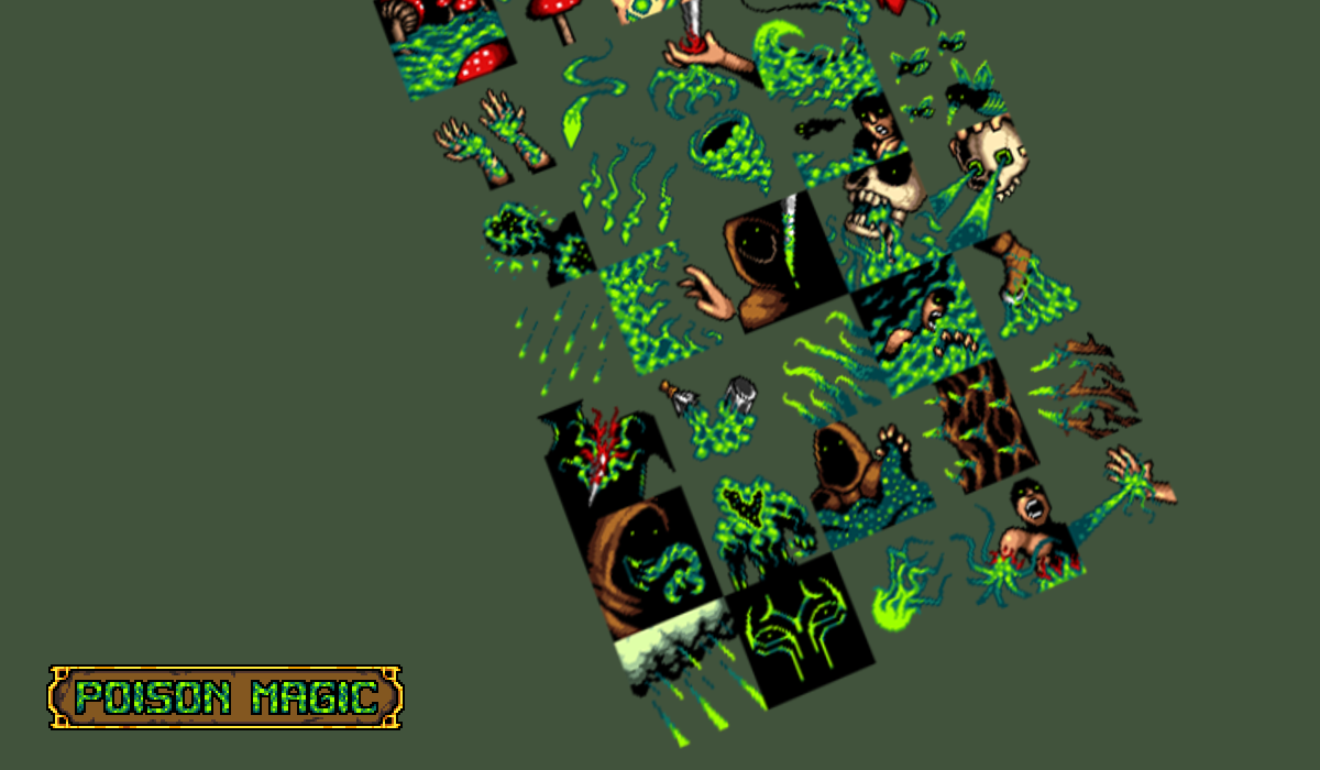 Unique Fantasy Poison Magic [48x48] by Marvyra