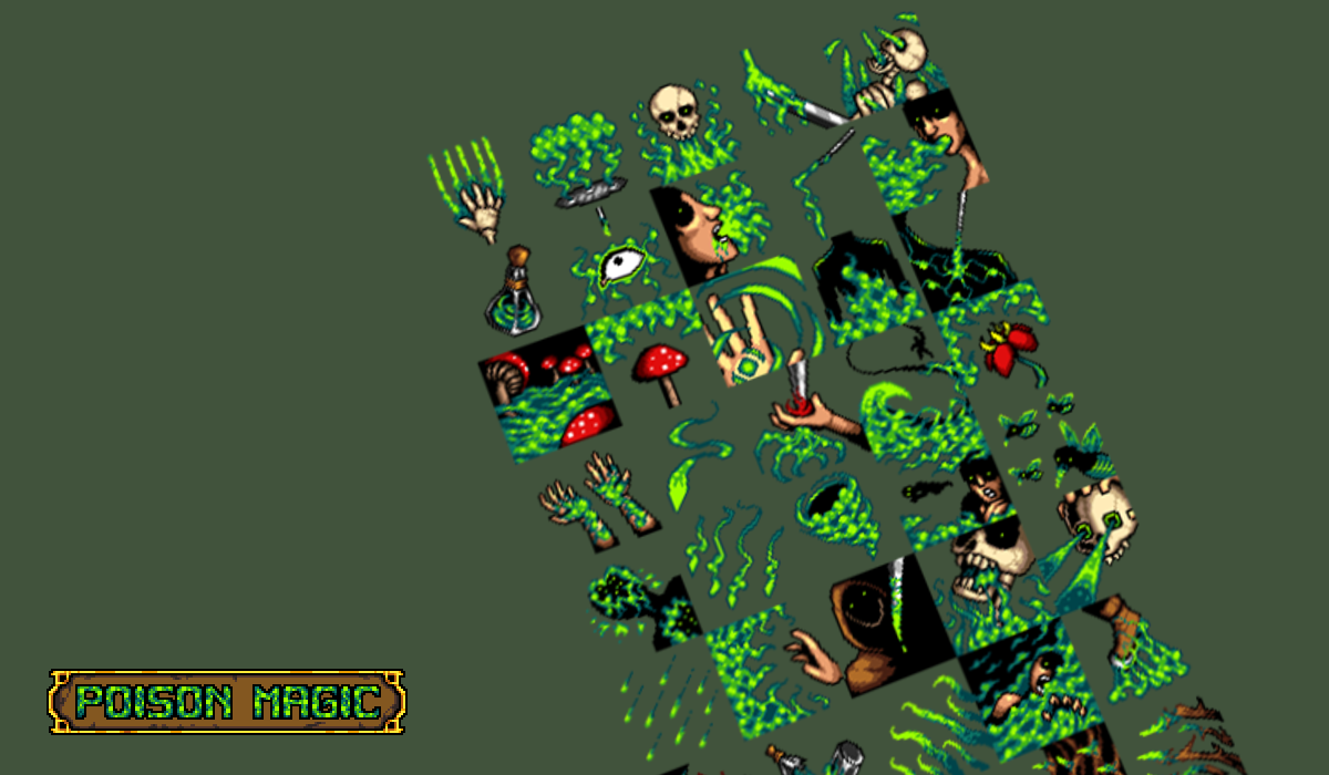 Unique Fantasy Poison Magic [48x48] by Marvyra