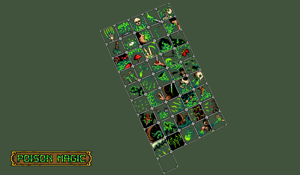 Unique Fantasy Poison Magic [48x48] by Marvyra