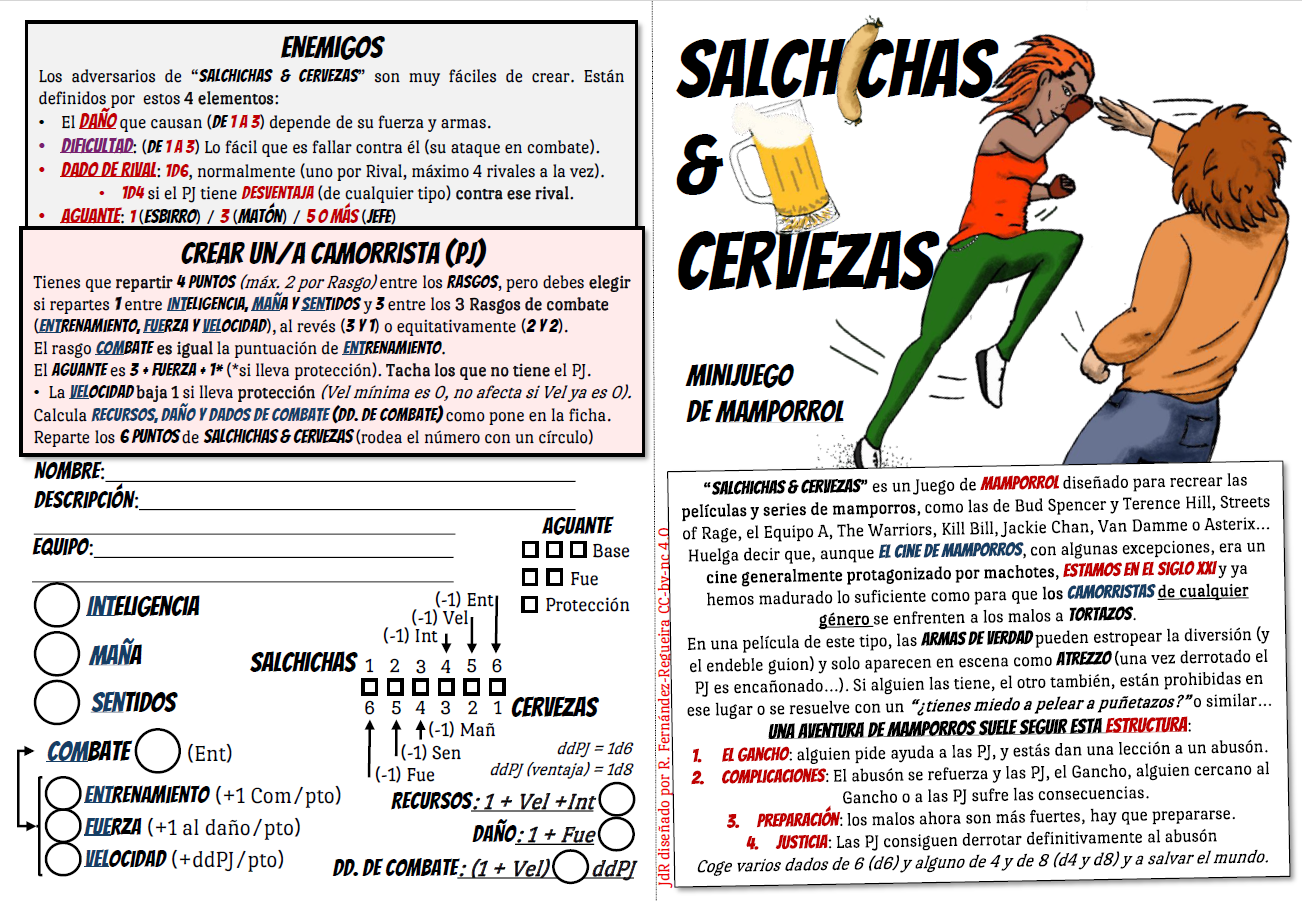 Salchichas & Cervezas by Archivo de Toth // Toth RPG Archive