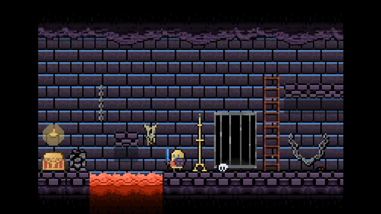 Spooky Platformer Tileset - 16x16 by Danwolfe
