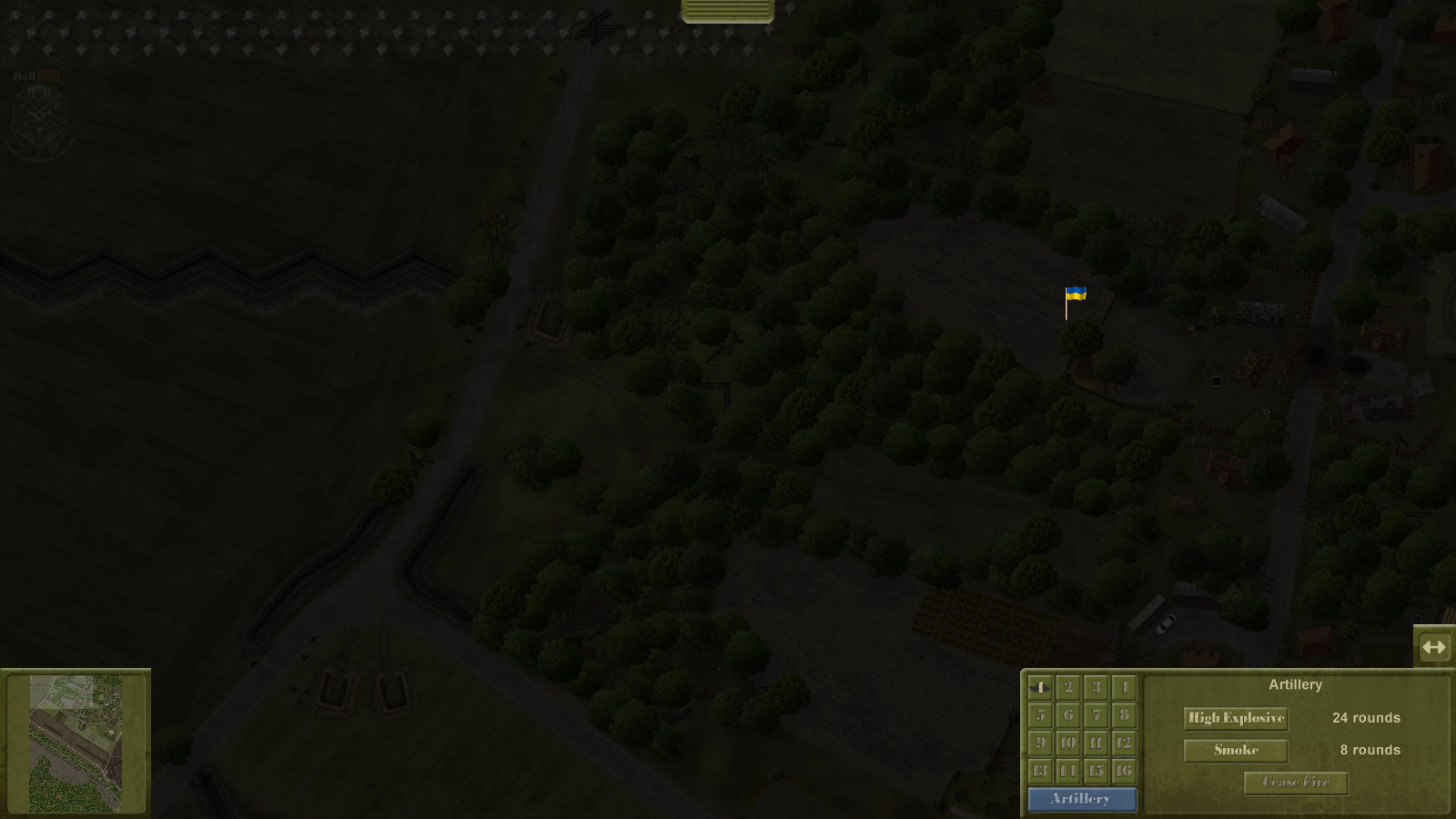 Map Village "ZAPADNE" Карта "Западне" (NIGHT) by •°MAP-NYB©