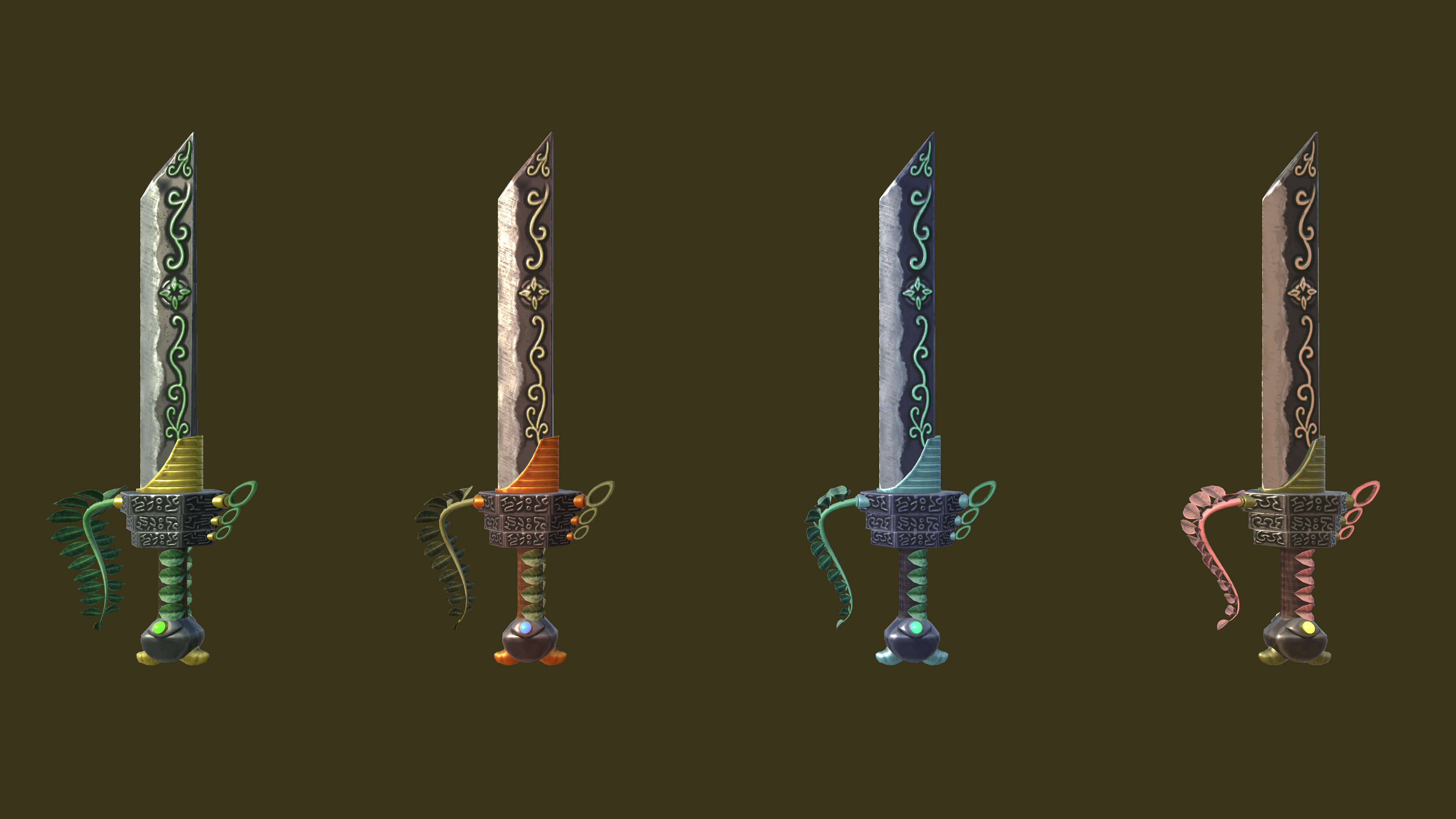 Fantasy Swords set 1 by Antharias
