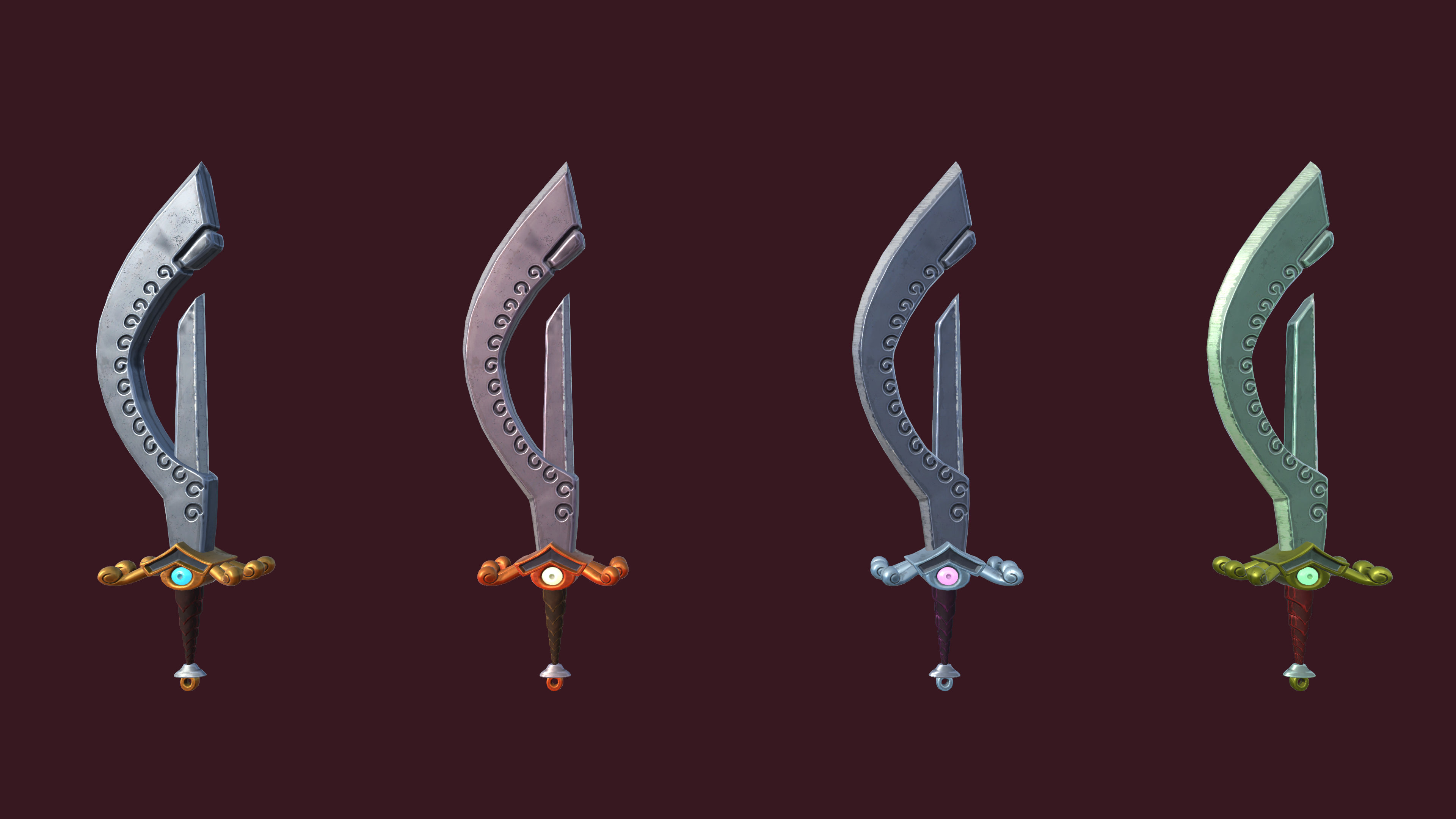 Fantasy Swords set 1 by Antharias
