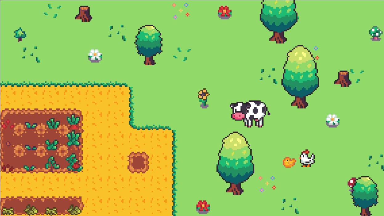 Free Pixel Farming Base Pack | Animals, Crops & Tileset 16x16 by Kettoman