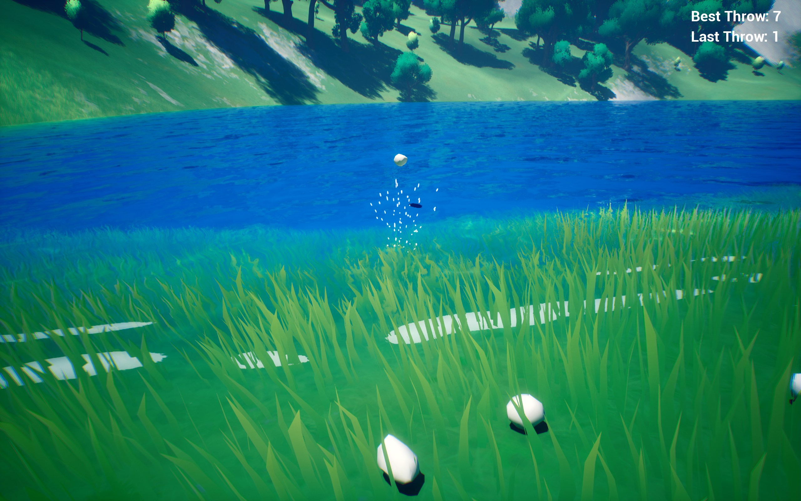 Rock Skipping by Steven Cooney