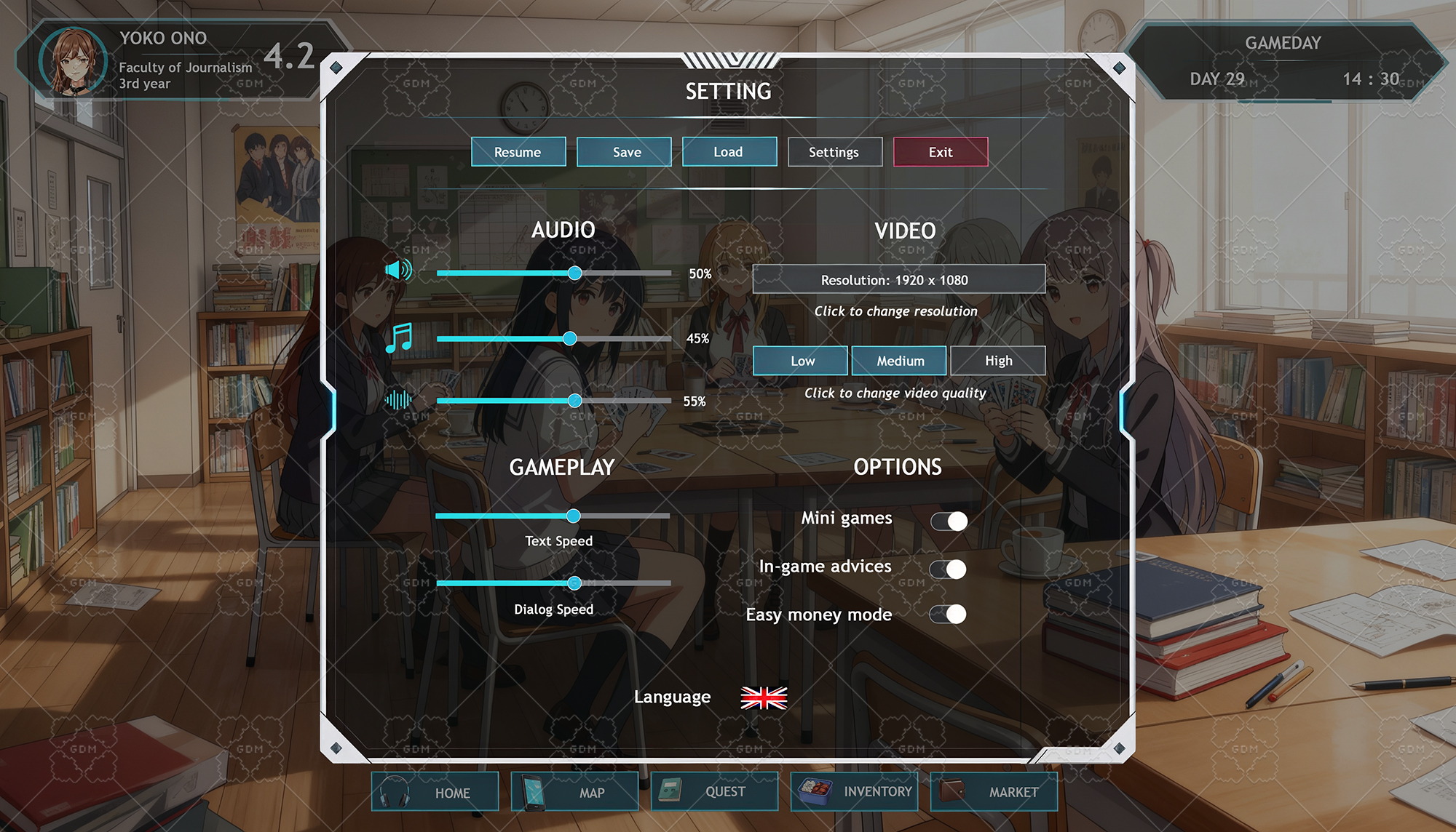 Anime UI (4K, HQ, Kit) by hamstersgaming