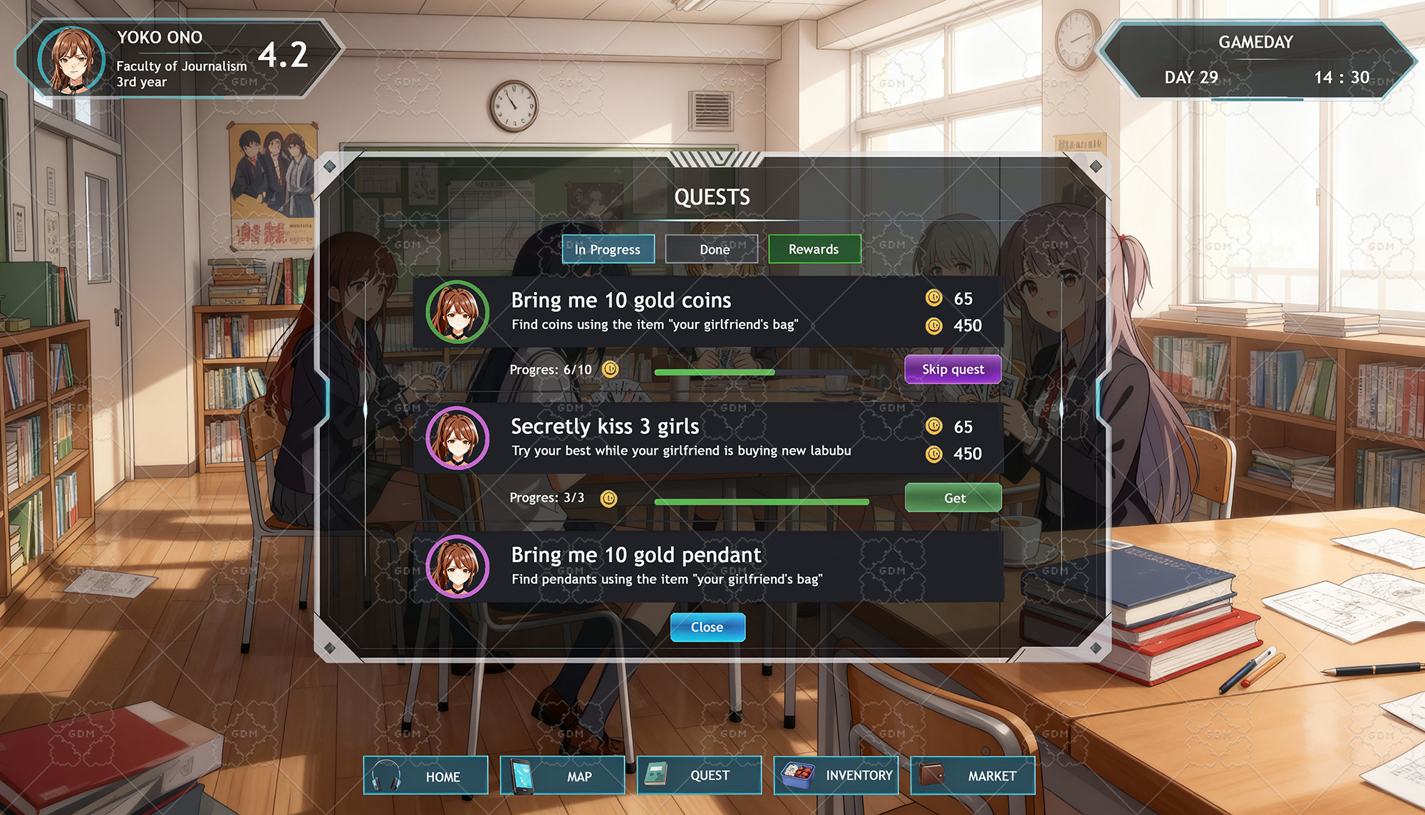 Anime UI (4K, HQ, Kit) by hamstersgaming