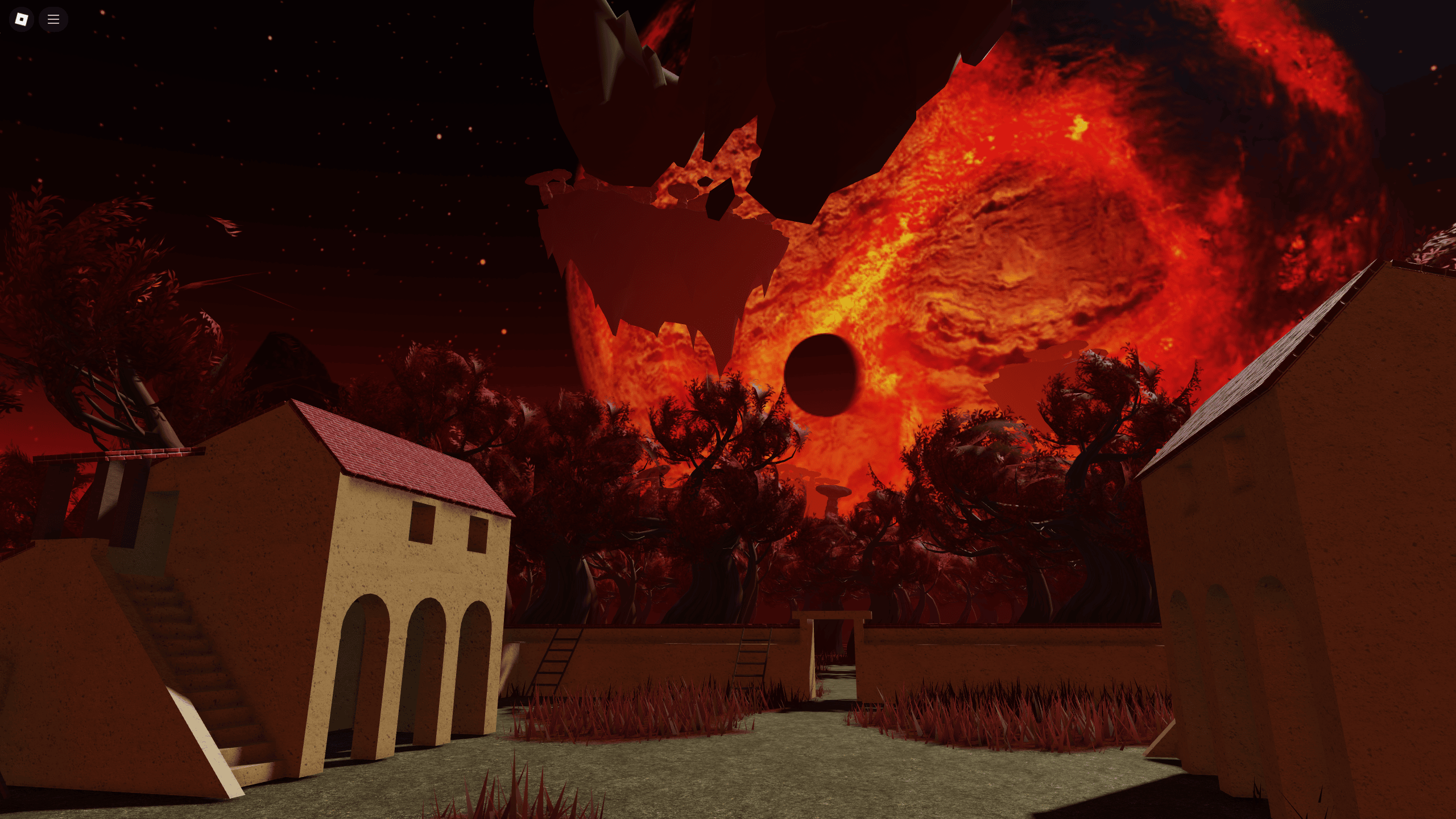 Free Roblox Lava Map – Hell Terrain with Flying Islands & Dark ...