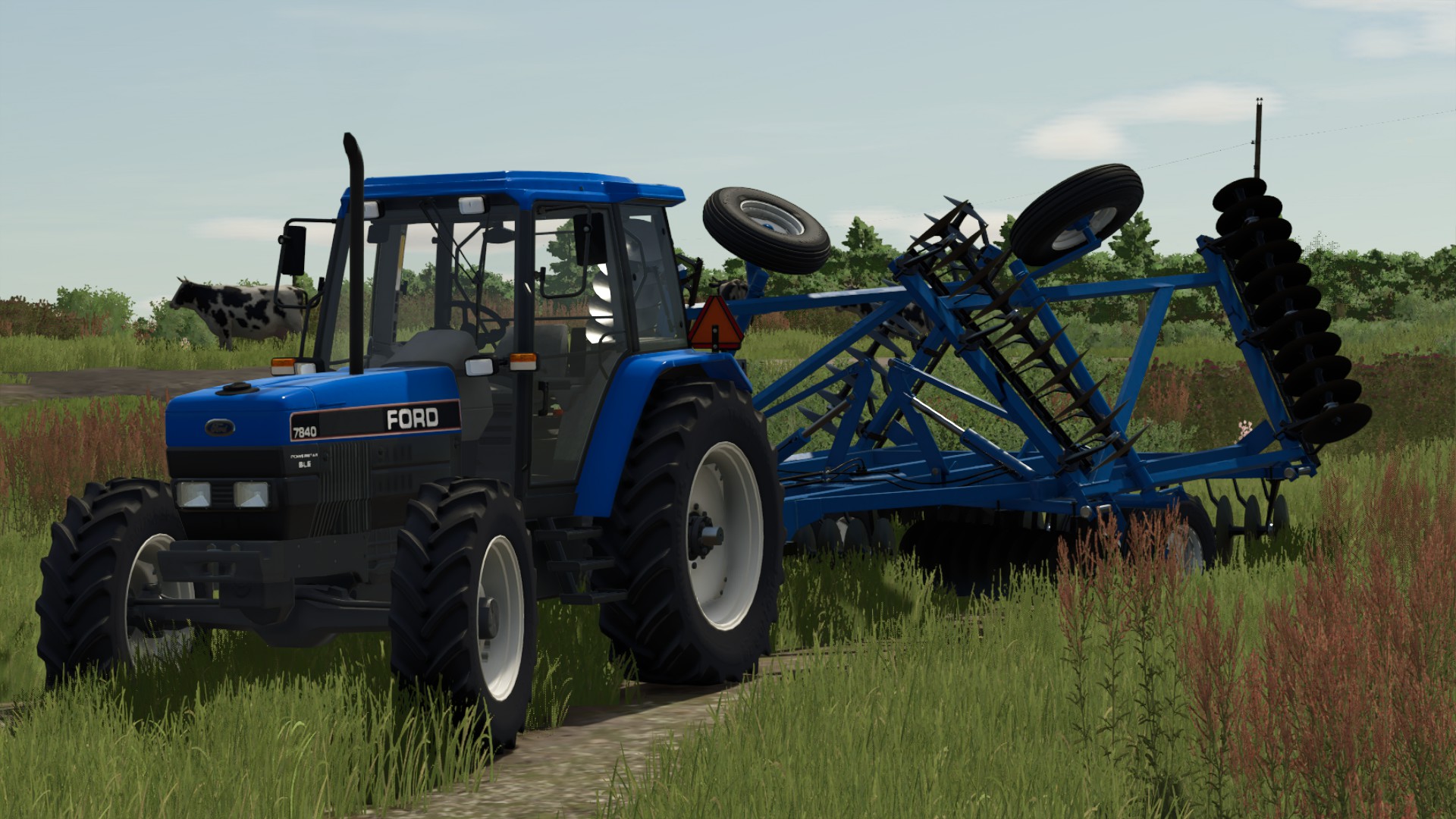 FS25 Ford 230 Disc by Outpost Dairy